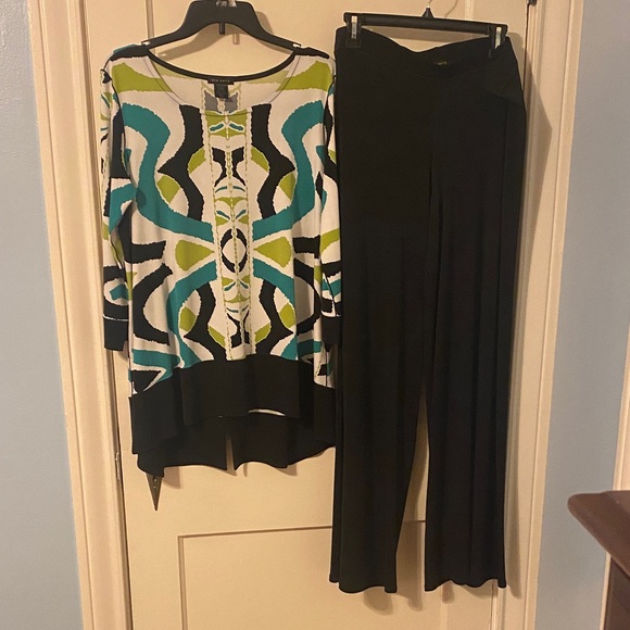 eva varro | Pants & Jumpsuits | Eva Varro Black Wide Leg Womens Pants ...